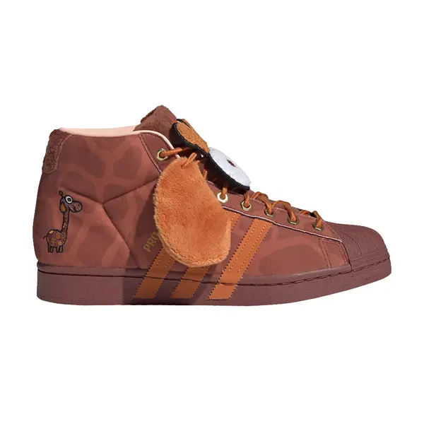 Adidas Melting Sadness X Pro Model 'giraffe' Sneakers - Orange