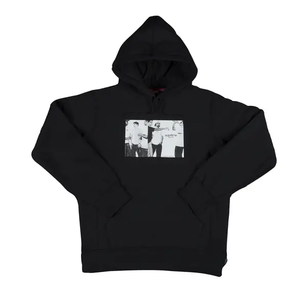 Supreme Classic Ad Hooded Sweatshirt - Black