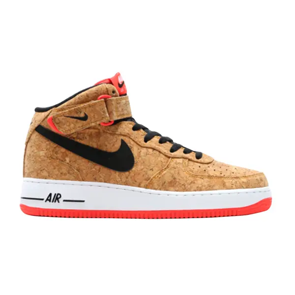 Nike Force 1 Mid "cork" Sneakers - Tan