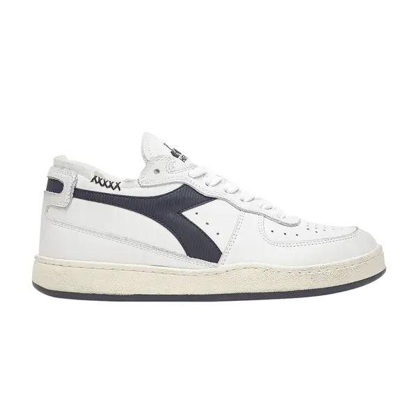 DIADORA Mi Basket Row Cut Sneakers - White