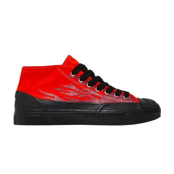 CONVERSE Asap Nast X Jack Purcell Mid Sneakers - Red