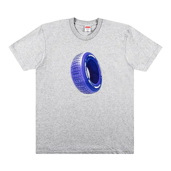 Supreme Tire Tee 'heather - Grey