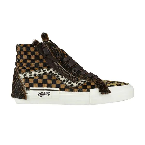 VANS Sk8-hi Cap Lx 'animal Prints' Sneakers - Brown