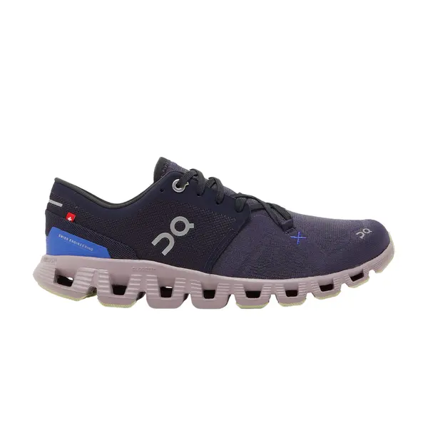 On Wmns Cloud X 3 'midnight Heron' Sneakers - Blue