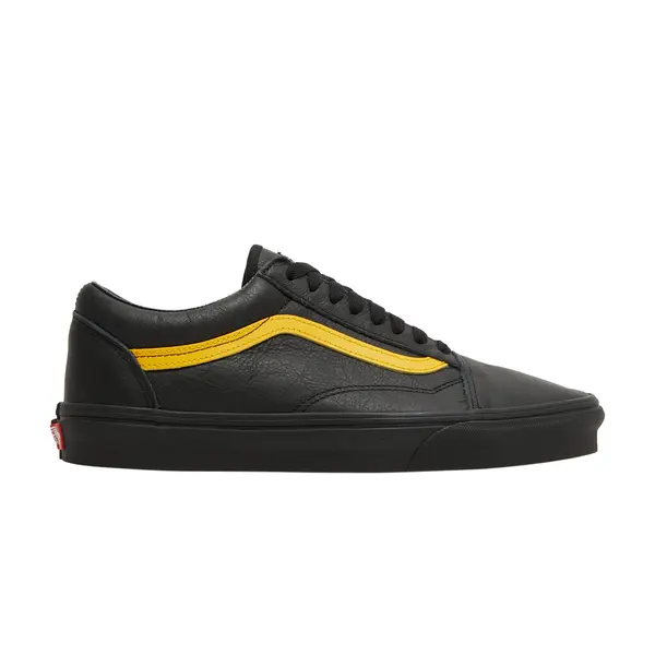 Vans Old Skool Leather Pop Sneakers Black Editorialist