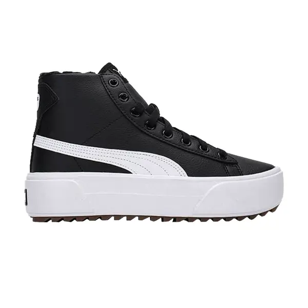PUMA Kaia Mid Fur Sneakers - Black