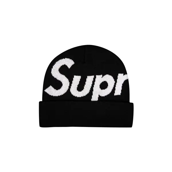 Supreme Big Logo Beanie - Black