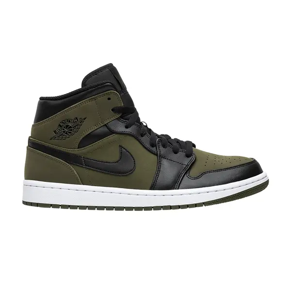 JORDAN 1 Mid High-top Sneakers - Green