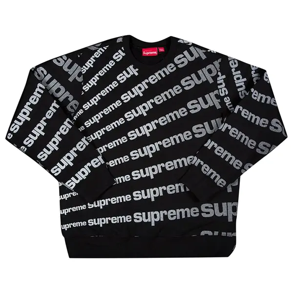 Supreme Radial Crewneck - Black