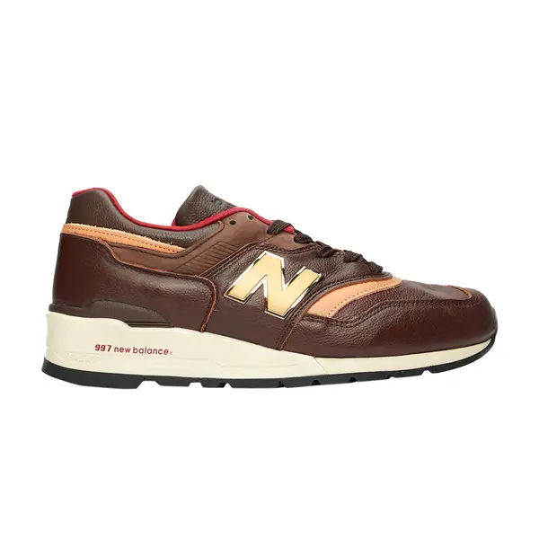 NEW BALANCE 997 Leather Sneaker - Brown