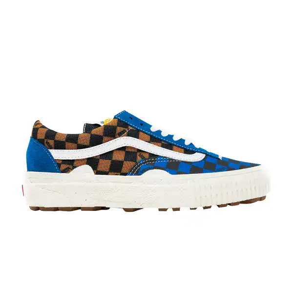 Vans Cap Mash Low Lx '2-Tone Checkerboard Mykonos Apricot Blue - Main Image