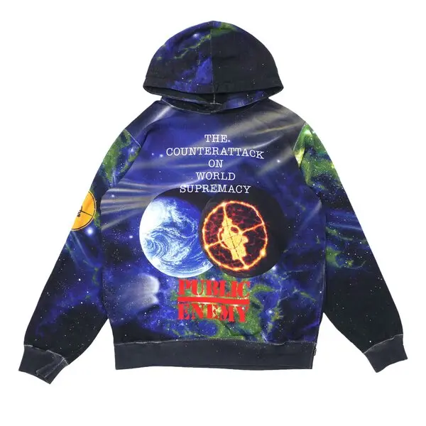 Supreme X Undercover X Public Enemy Hooded Sweatshirt - Multicolor