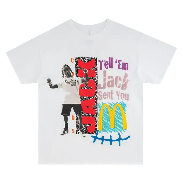 CACTUS JACK BY TRAVIS SCOTT X Mcdonald's Smile T-shirt