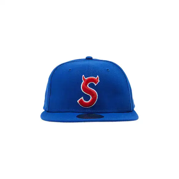Supreme S Logo New Era Cap - Blue | Editorialist