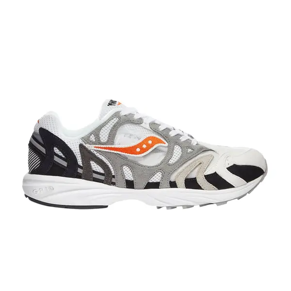 Saucony Grid Azura 2000 'gradient Orange' Sneakers - White