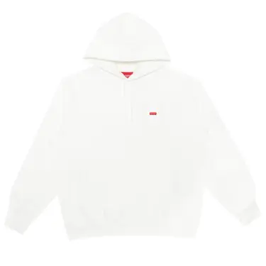 Supreme Small Box Hooded Sweatshirt - White