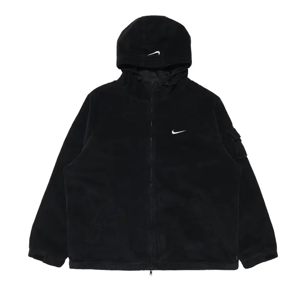 Supreme X Nike Arc Corduroy Hooded Jacket - Black