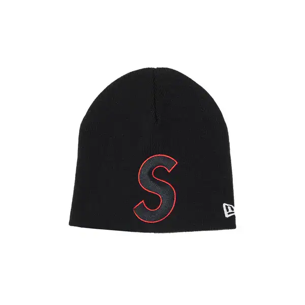 Supreme X New Era S Logo Beanie - Black | Editorialist