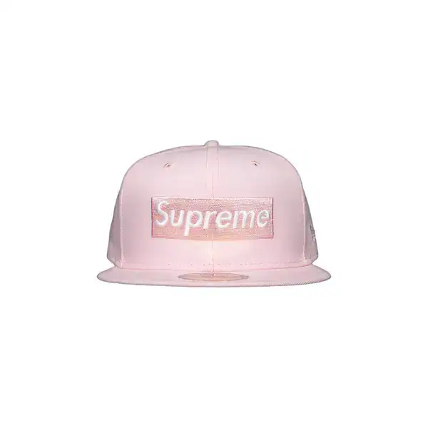 Supreme X New Era Champions Box Logo Cap - Pink | Editorialist