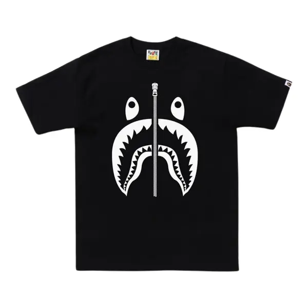 BAPE Bicolor Shark Tee - Black
