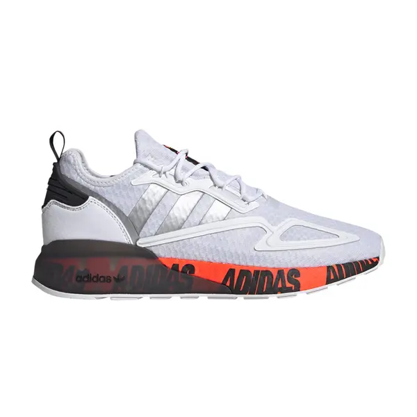 Adidas Zx 2k Boost 'bold Logo Graphic' By - White
