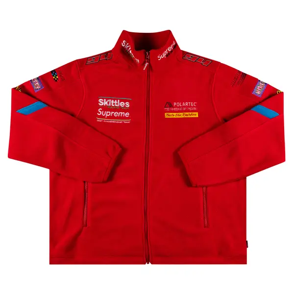 Supreme X Skittles X Polartec Jacket - Red