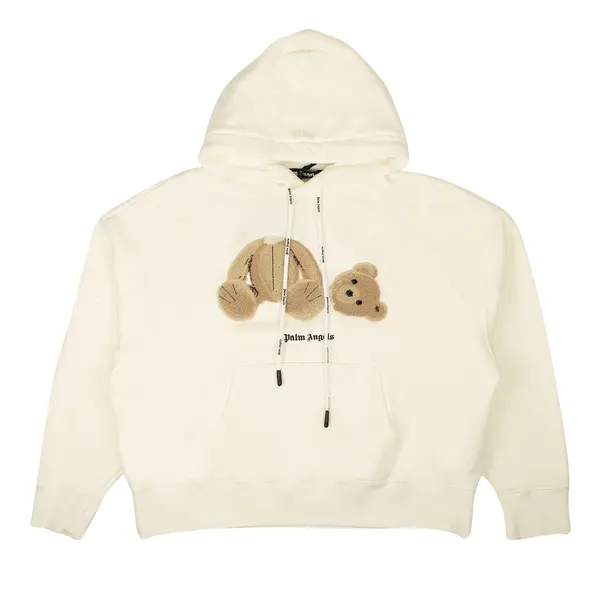 Palm Angels Pa Bear Hoody - White