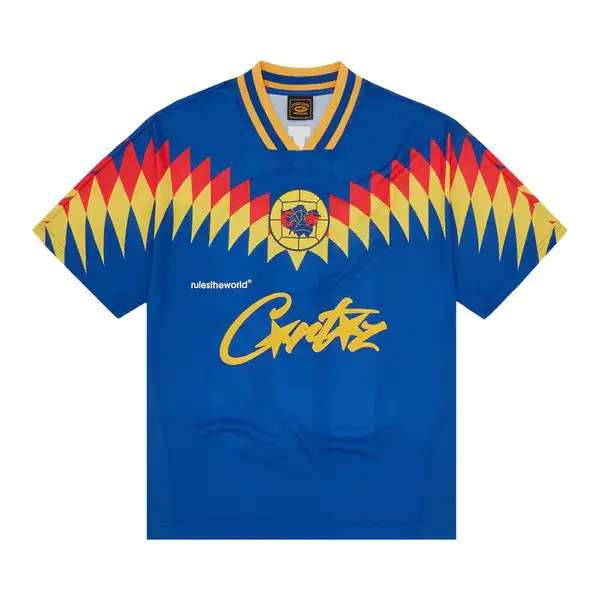 Corteiz Club Rtw Football Jersey - Blue | Editorialist