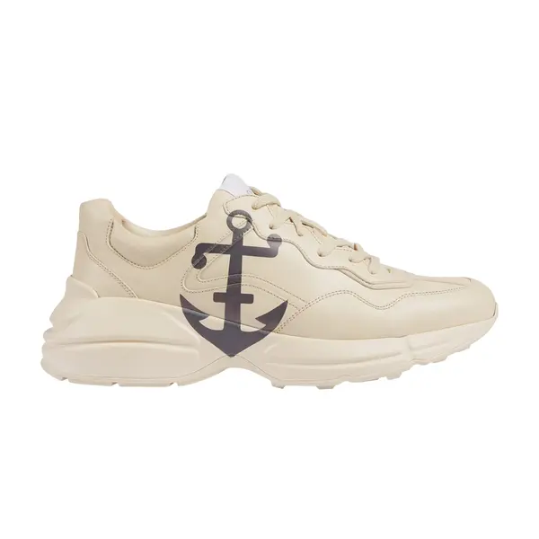 Gucci Rhyton Anchor Sneakers - Cream