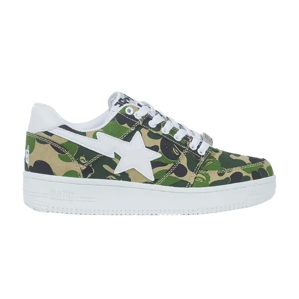 BAPE Bapesta Low 'abc Camo Sneakers - Green