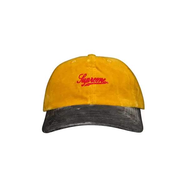 Supreme Velvet Two-tone 6-panel Cap - Gold