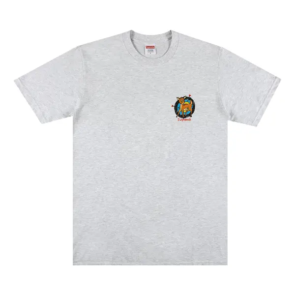 Supreme Deer Tee 'ash - Grey