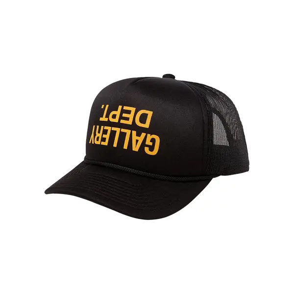 GALLERY DEPT. Embroidered Trucker Hat - Black