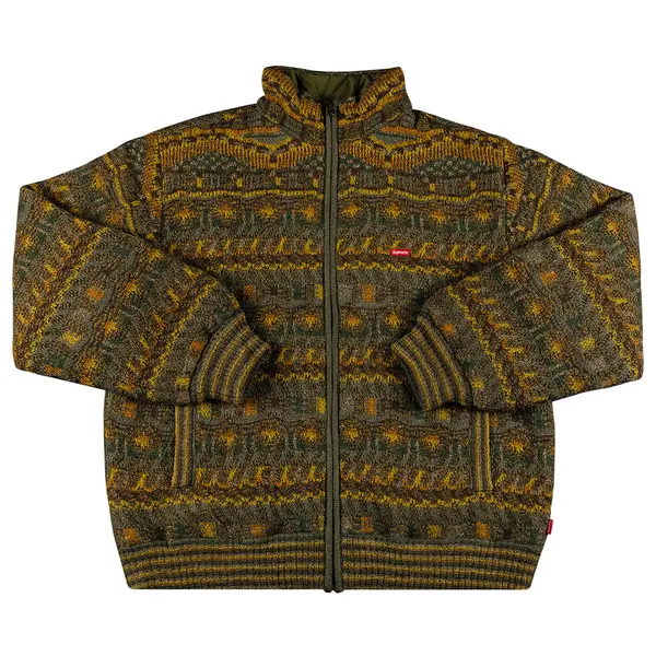 Supreme X Missoni Reversible Knit Jacket - Green