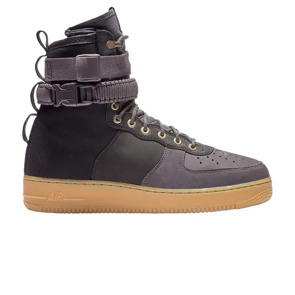 Nike Sf Air Force 1 Premium 'sherpa' Sneakers - Grey