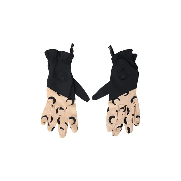 MARINE SERRE Moon Gloves - Tan