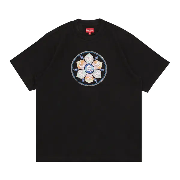 Supreme Lotus Short-sleeve Top - Black