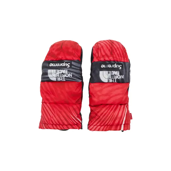 Supreme X The North Face Printed Montana Mittens - Red