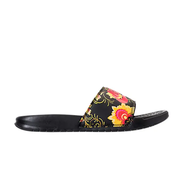 Nike Benassi Slide Floral - Black
