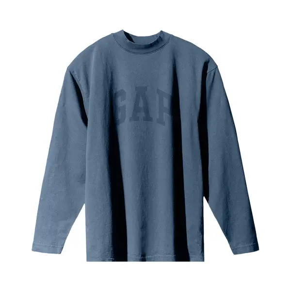Yeezy Engineered Balenciaga Dove Long-sleeve Tee 'dark - Blue