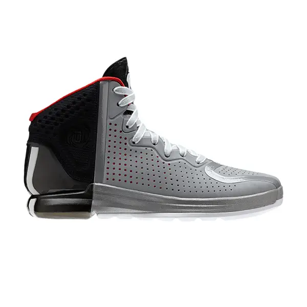 Adidas D Rose 4 Athletic High Top Sneakers - Grey