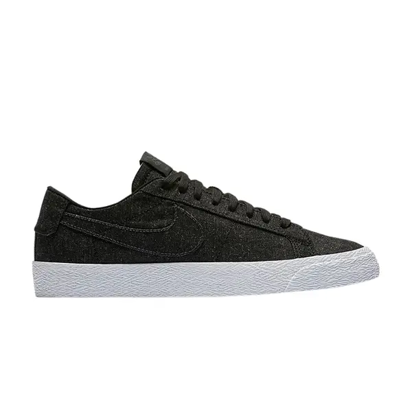 Nike Zoom Blazer Low Sb Canvas Deconstructed Sneakers - Black