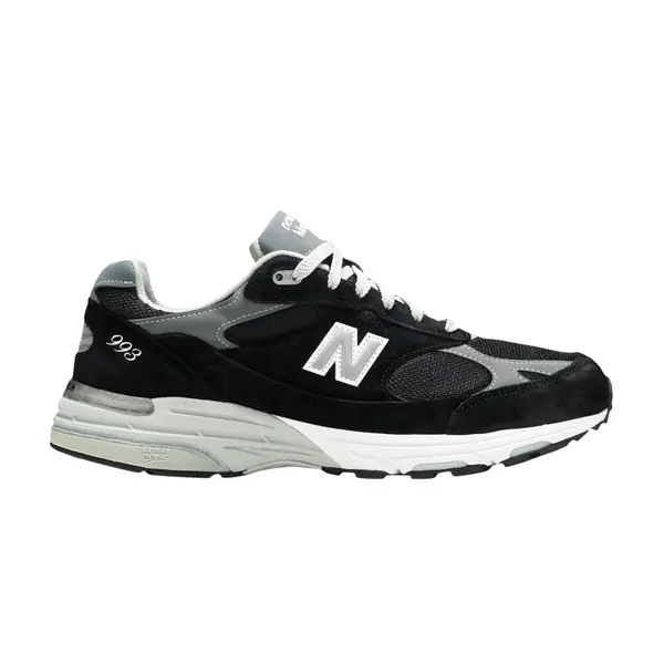 NEW BALANCE 993 Made In Usa 2e Wide Sneakers - Black