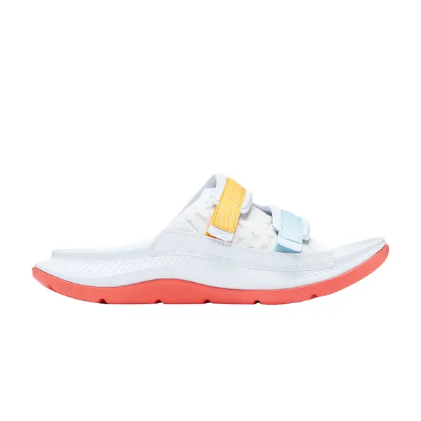 Hoka Ora Luxe Camellia Slides - White