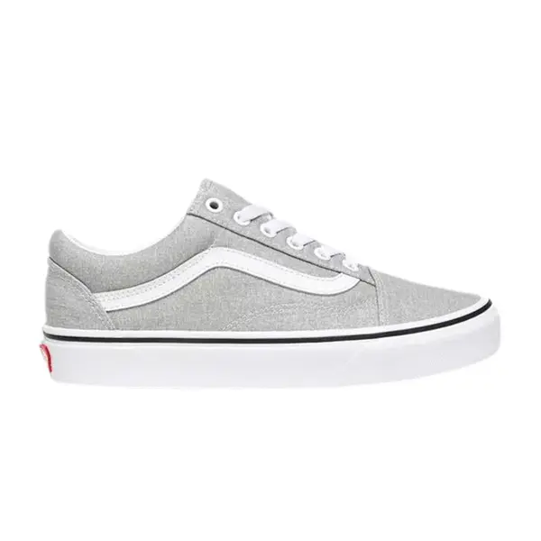 VANS Old Skool Lace Up Sneakers - Silver