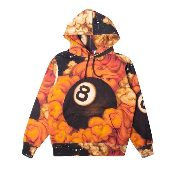 Supreme Martin Wong 8-ball Hooded Sweatshirt