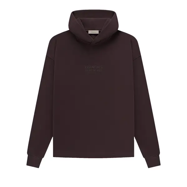 Fear Of God Relaxed Hoodie 'plum - Brown