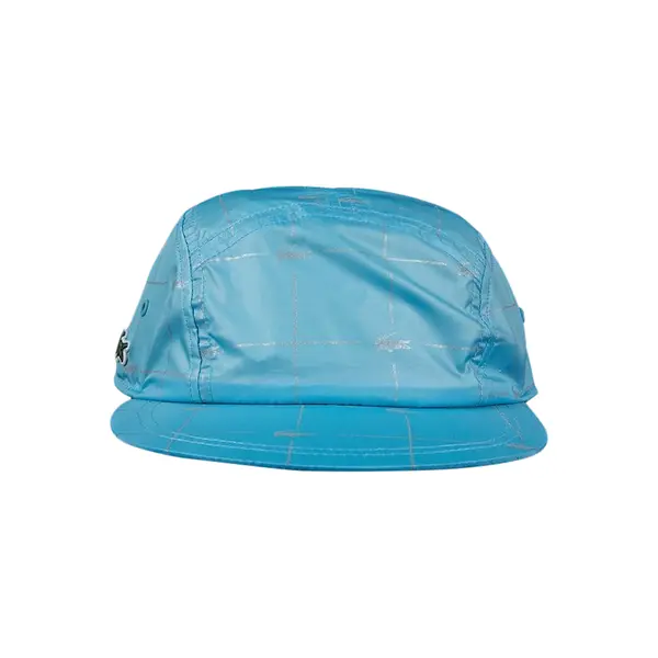 Supreme X Lacoste Reflective Grid Nylon Camp Cap
