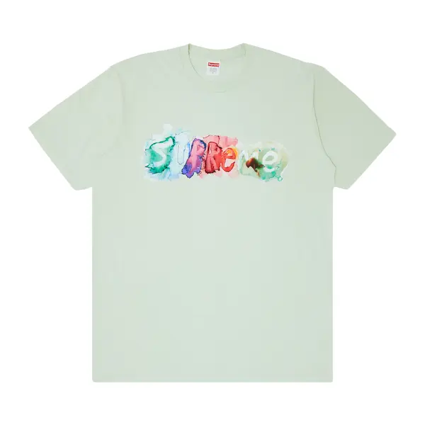 Supreme Watercolor Tee 'pale - Green