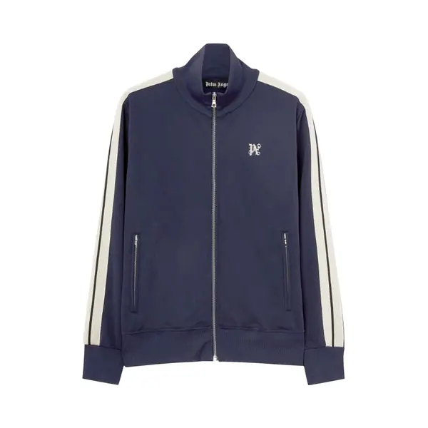 Palm Angels Monogram Classic Track Jacket - Blue | Editorialist